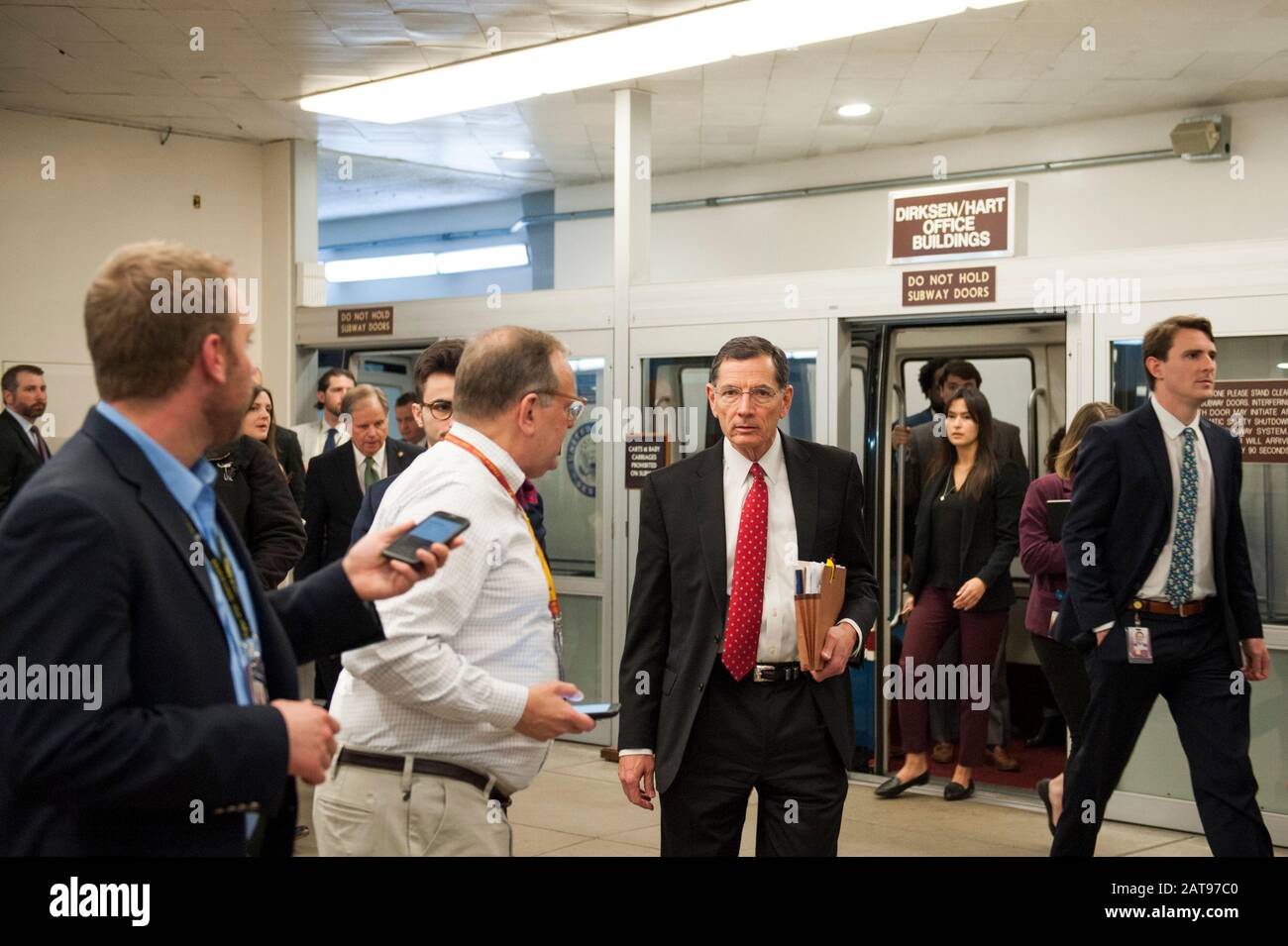 Washington, Dc, United States. 31st Jan, 2020. Senator arrives in the ...
