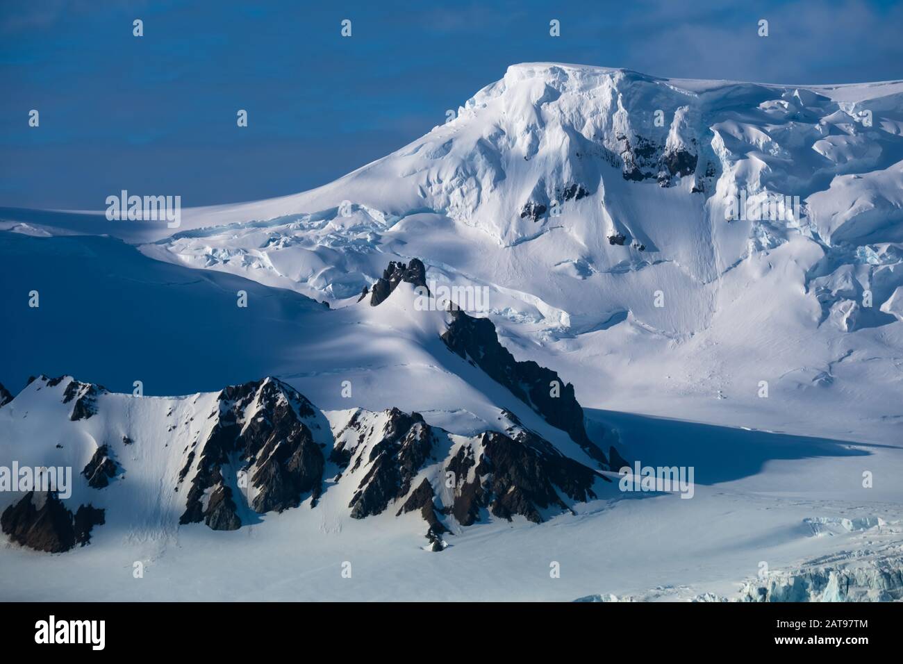 Stunning coastal landscapes along the Tabarin peninsula in the ...