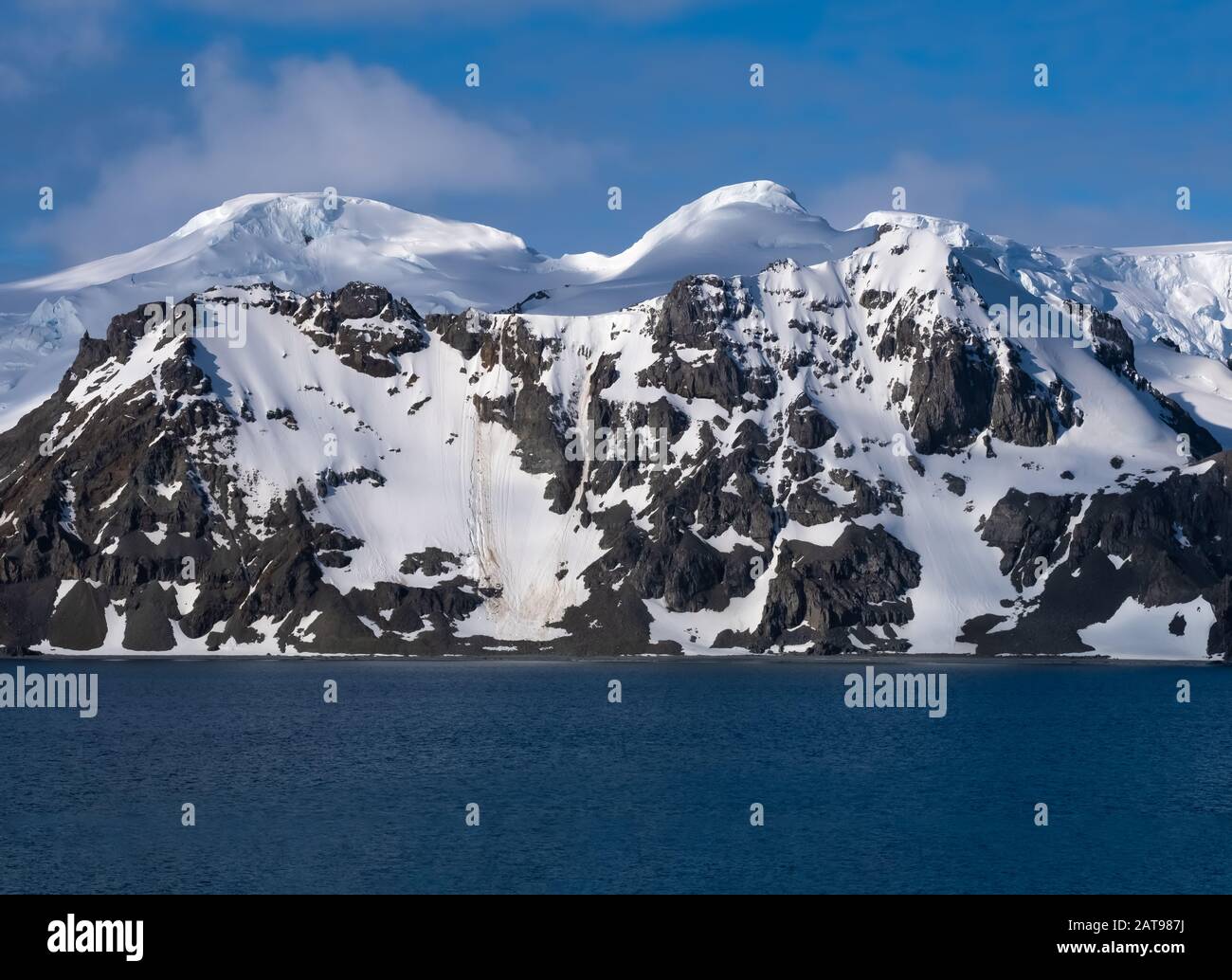 Stunning coastal landscapes along the Tabarin peninsula in the ...