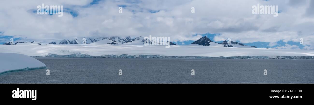 Stunning coastal landscapes along the Tabarin peninsula in the ...