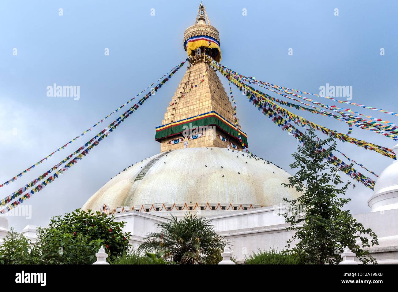 Boudhanath (also called Boudha, Bouddhanath or Baudhanath) is a ...