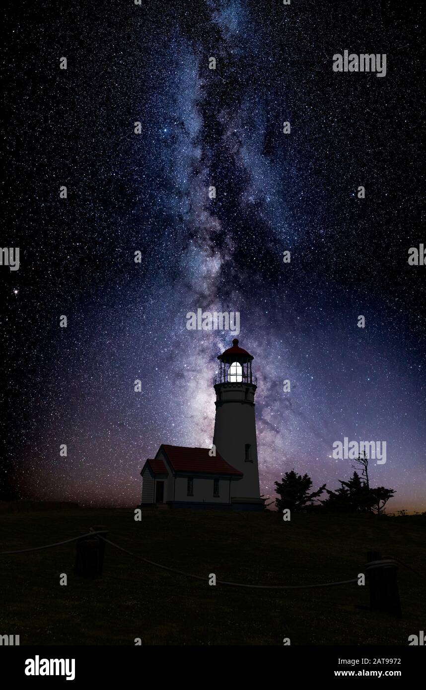 milky way vertical in Fall Stock Photo - Alamy