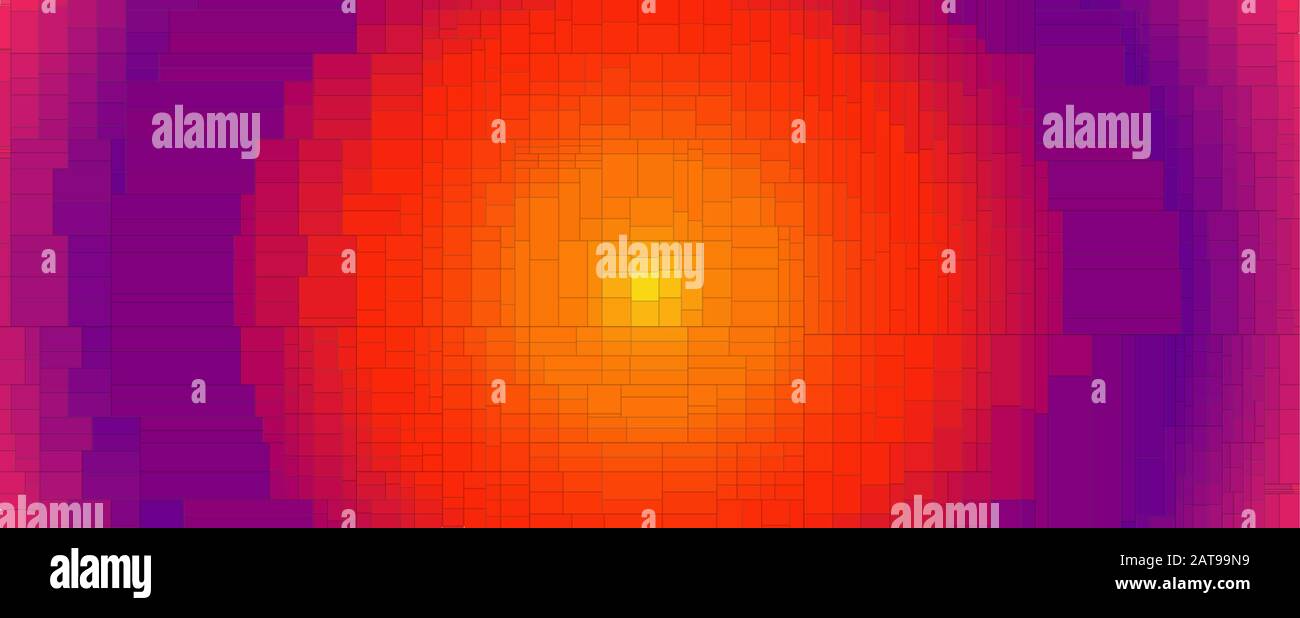Vector Generative Art Sun Pattern Background - Summer OpArt Sunshine ...
