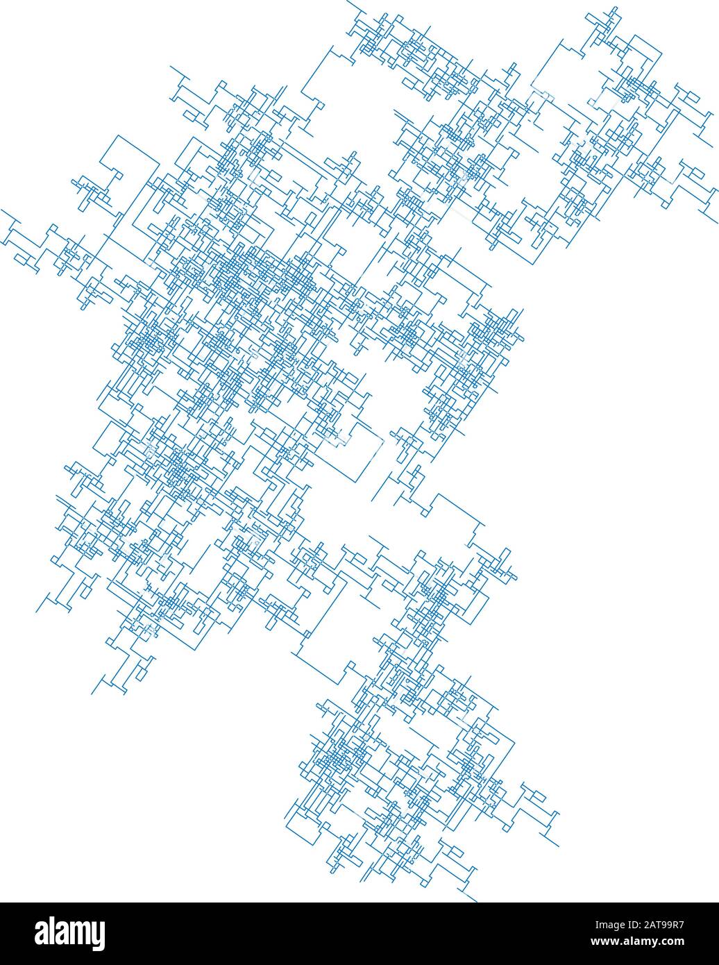 Vector Urban BIM Design - Infrastructures Like Lindenmayer System ...