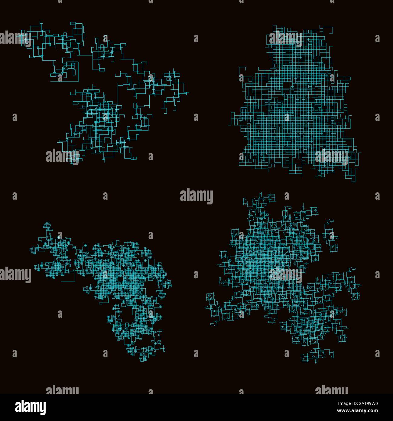 Vector Set of Urban BIM Design - Engineering Communication Like L ...
