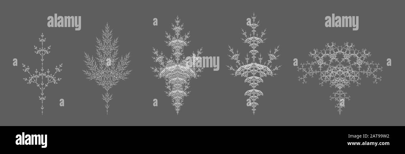 Set of Vector Dendritic Self-Contacting Design - Plant Like L-system ...