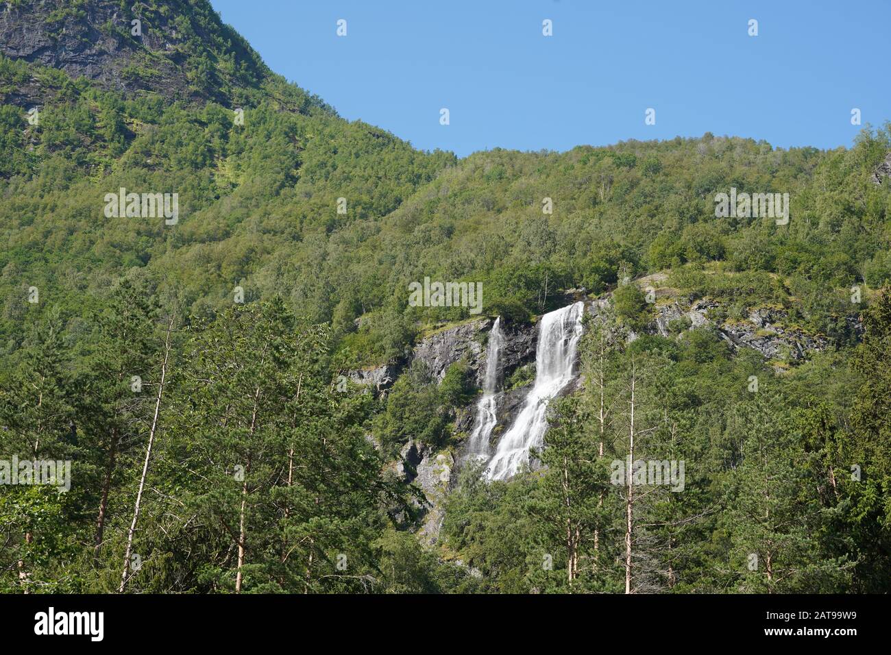 Norway Waterfall in the Fjords Stock Photo - Alamy