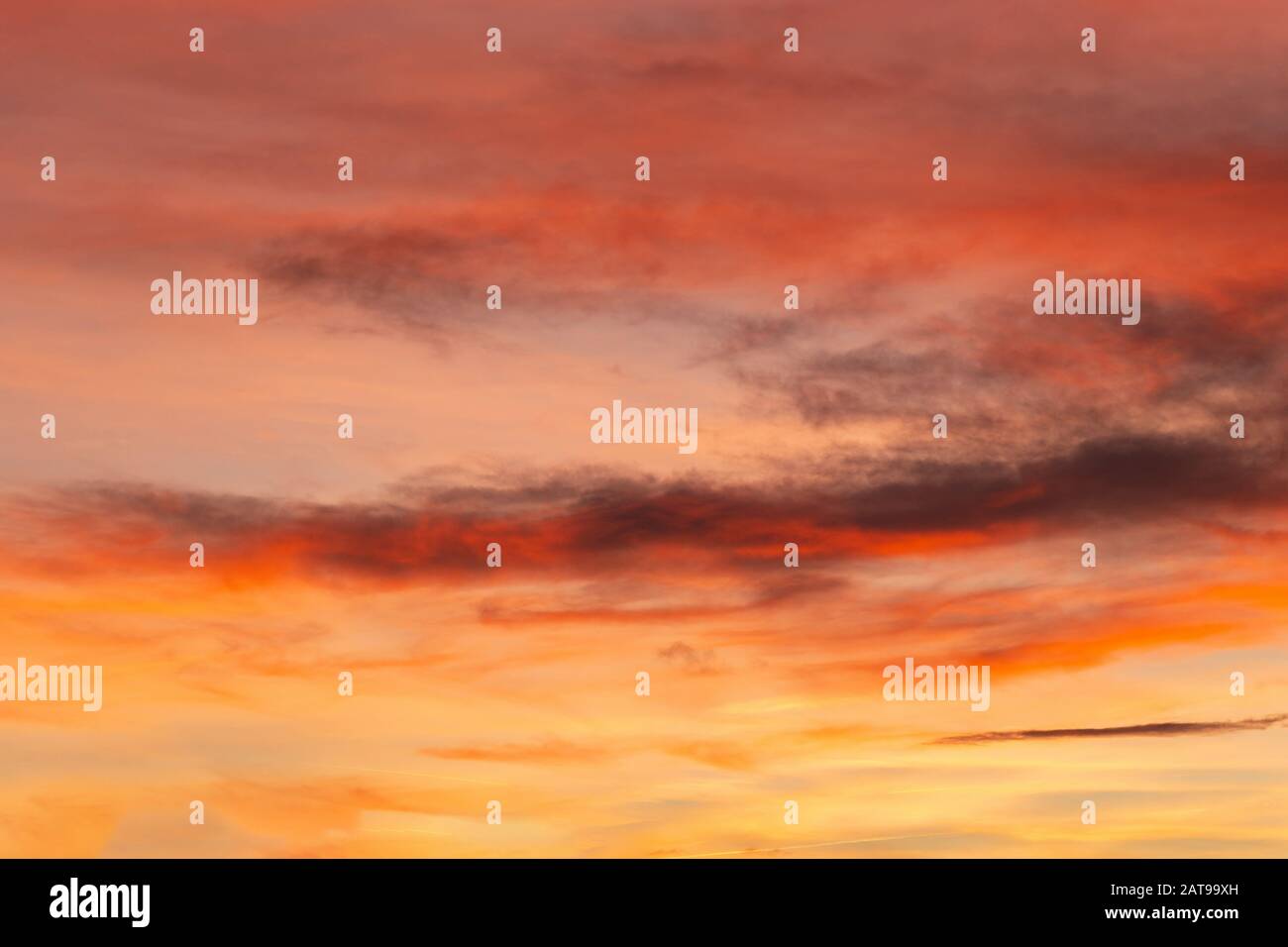Dramatic sunset. Background sky at sunset and dawn Stock Photo - Alamy
