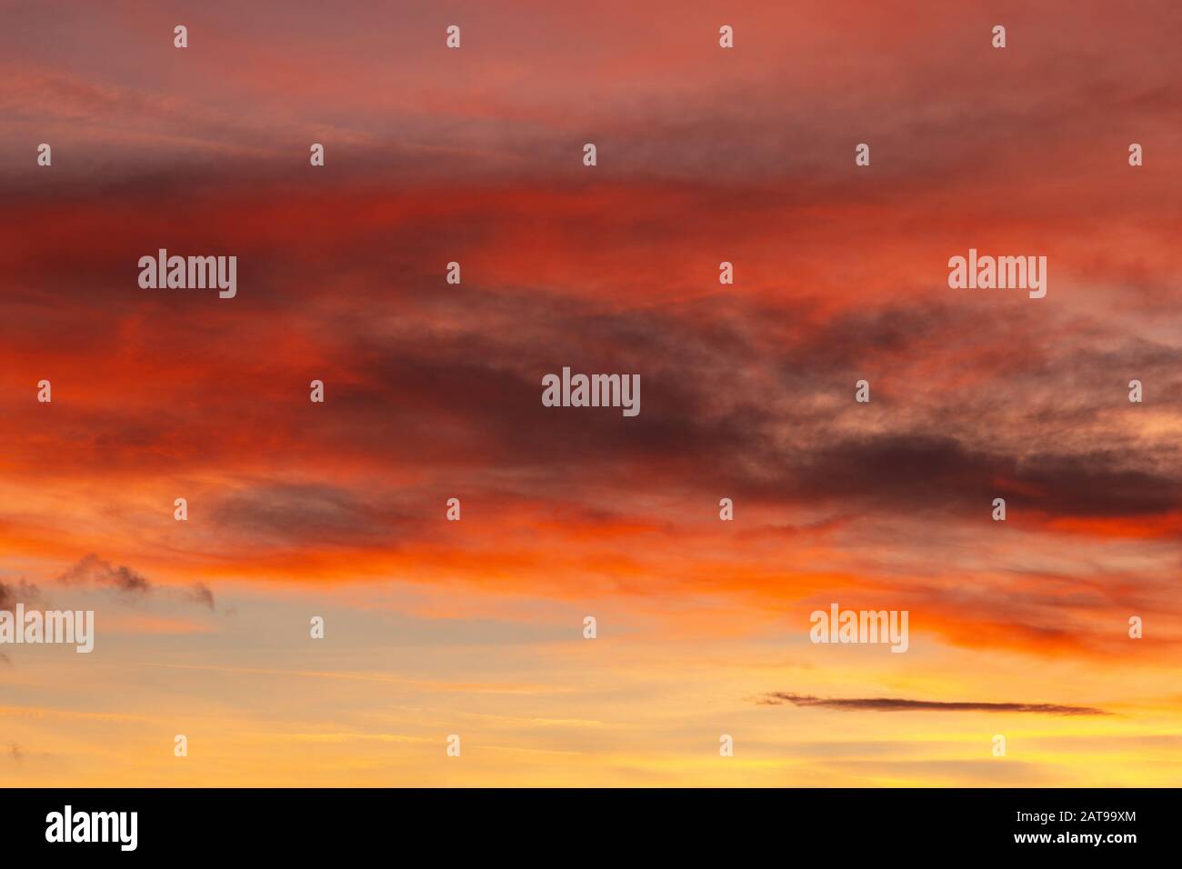 Dramatic sunset. Background sky at sunset and dawn Stock Photo - Alamy
