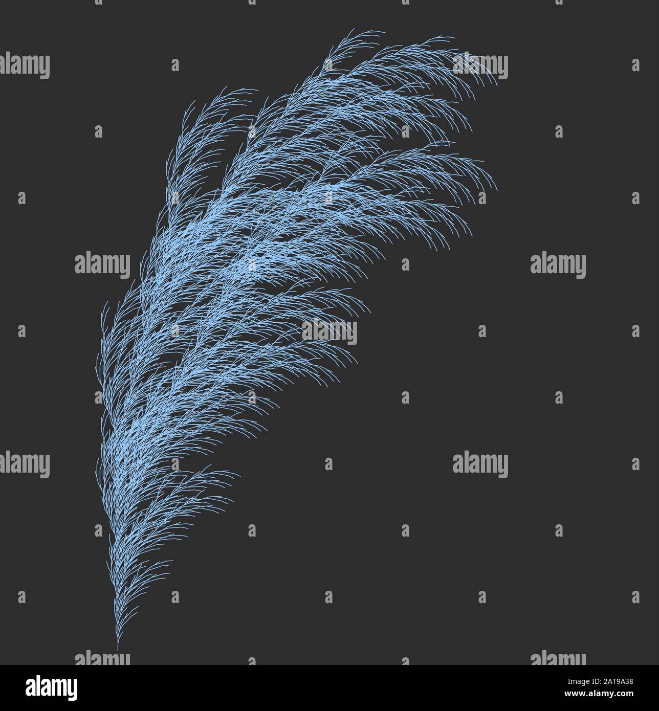 Vector Grass Generative Design - Wisp Like L-system Mathematical Model ...