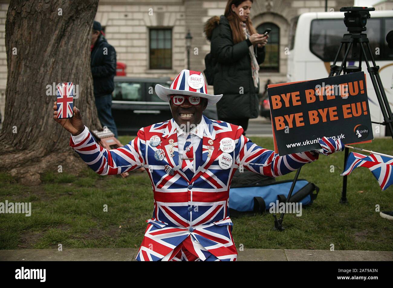 Joseph Afrane at the Brexit Day Celebrations Stock Photo - Alamy Joseph Afrane at the Brexit Day Celebrations Stock Photo - Alamy