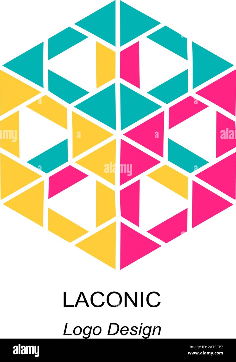 Vector Bright Laconic Snowflake Logotype - Geometric Logo Concept ...