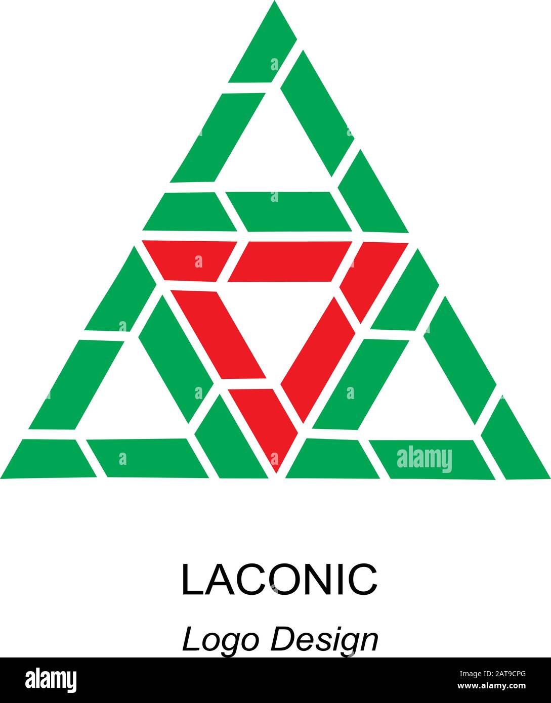 Vector Bright Laconic Triangle Logotype - Geometric Delta Logo Concept ...