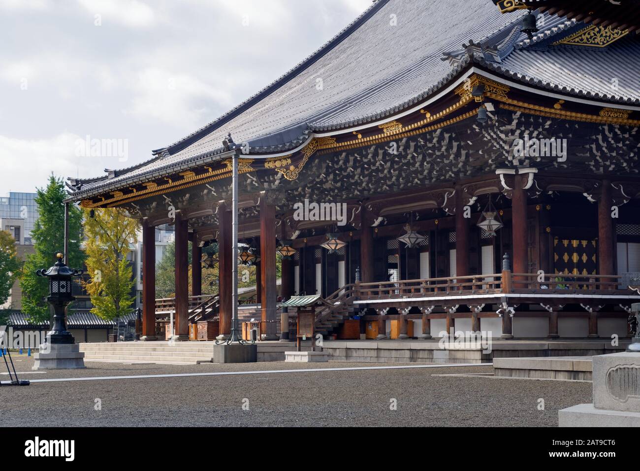 Higashi Hongan-ji temple, Kyoto, Japan Stock Photo - Alamy