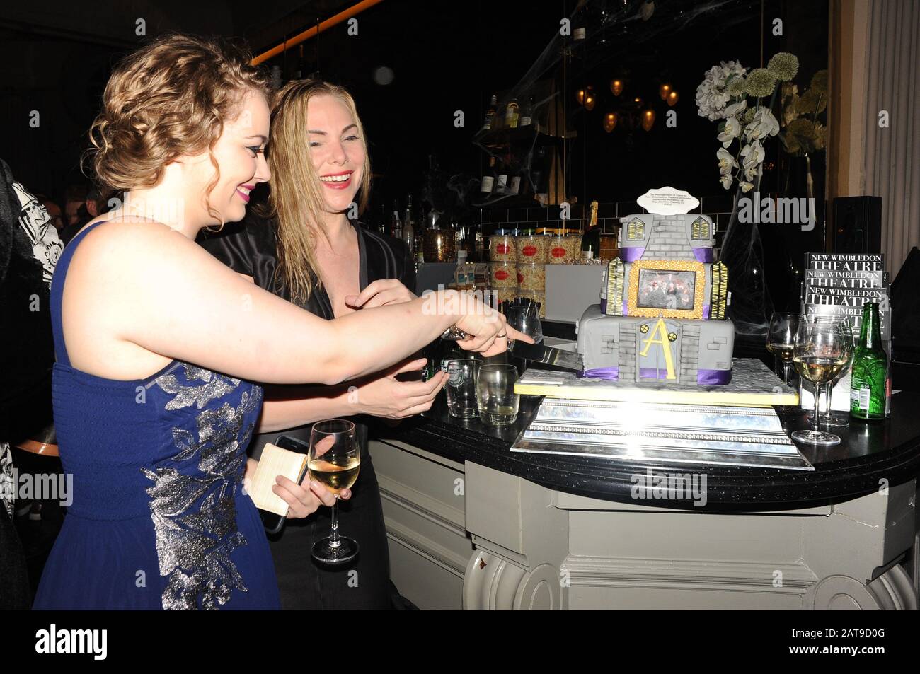 Samantha Womack and Carrie Hope Fletcher Press Night of the Addams ...