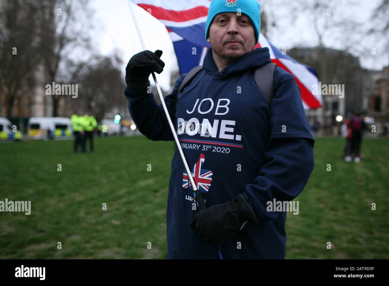Boris johnson holds flag hi-res stock photography and images - Alamy