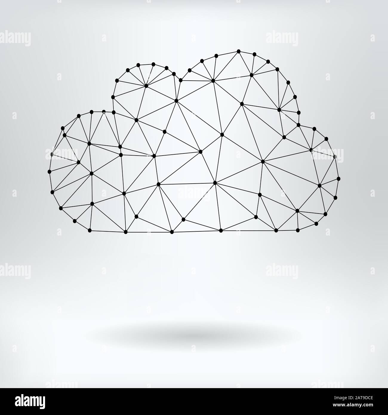 Vector Net Symbol of Cloud Stock Vector Image & Art - Alamy