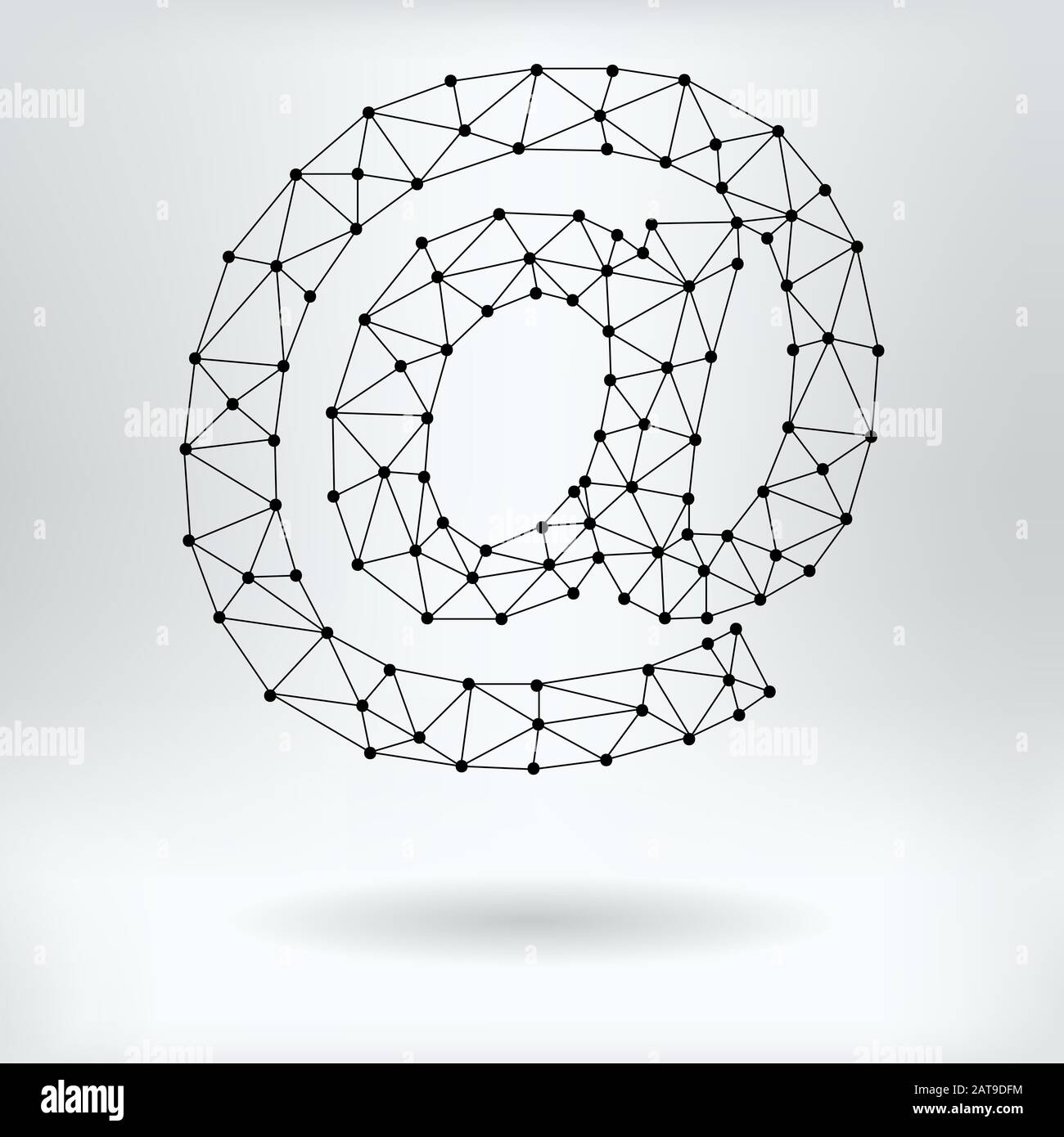 Vector Net Symbol of E-mail Stock Vector Image & Art - Alamy