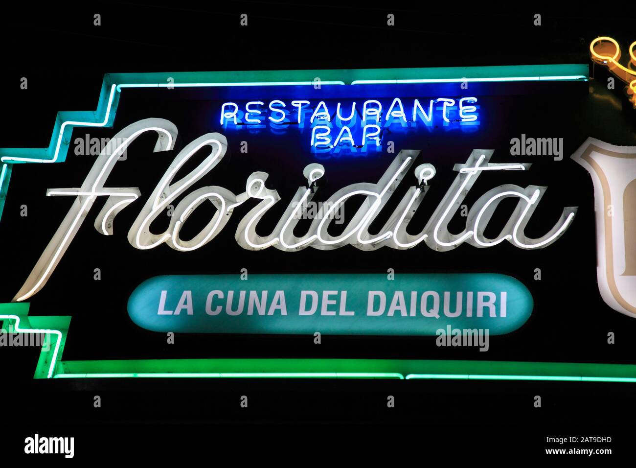 Cuba, Havana, Floridita, restaurant, bar, sign Stock Photo - Alamy