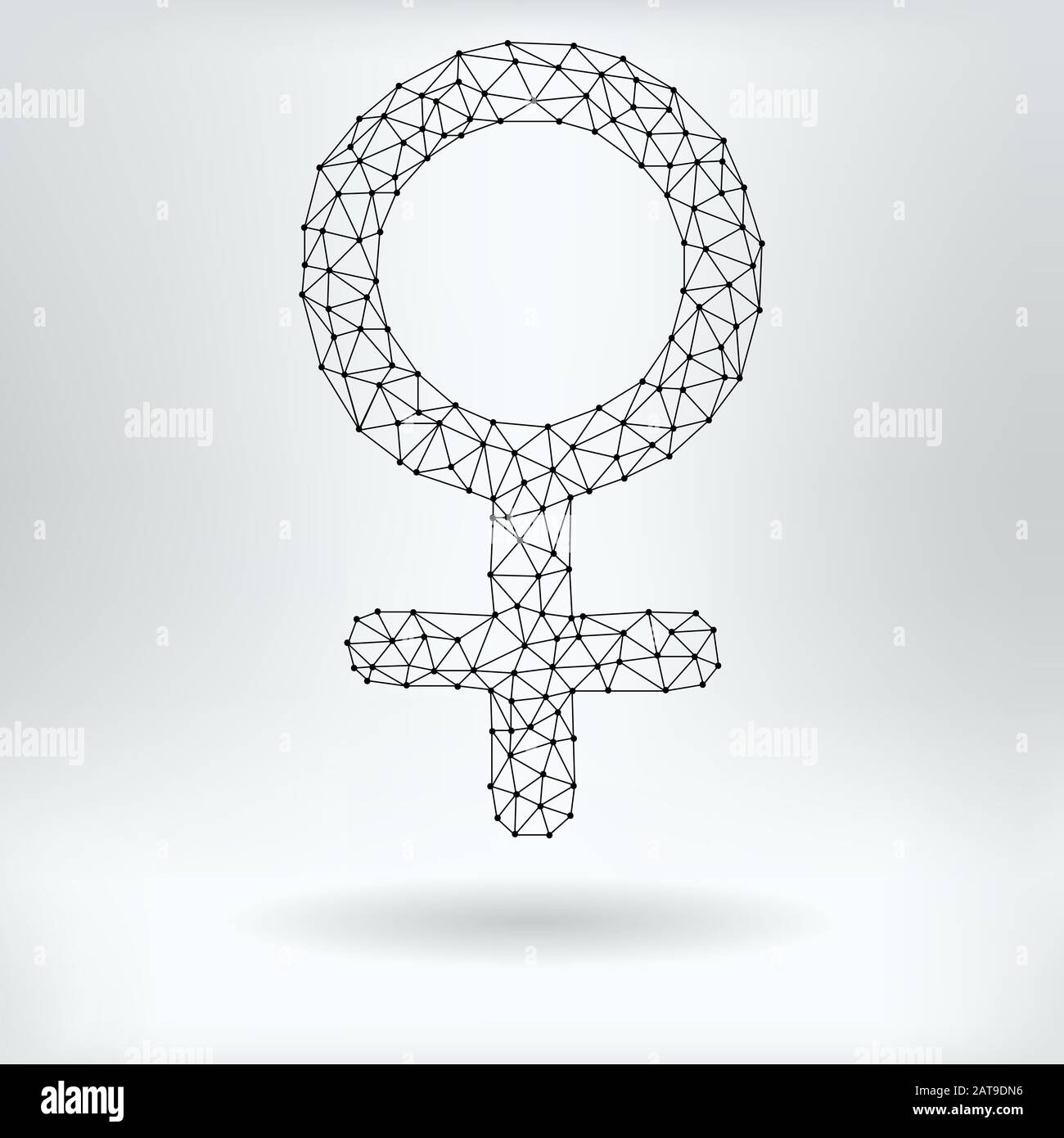 Vector Net Symbol of Venus Sign Stock Vector Image & Art - Alamy