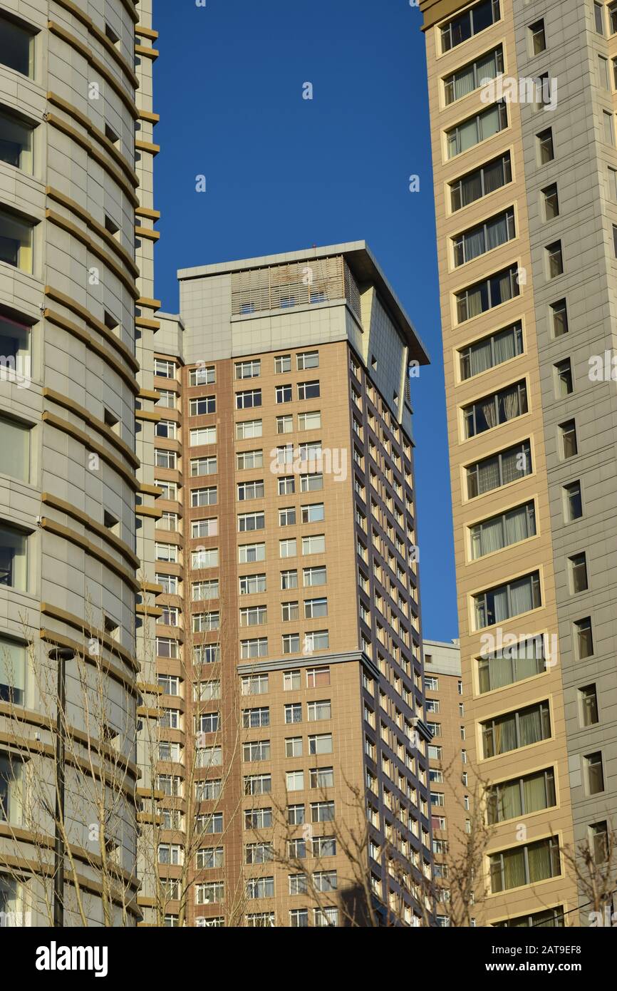 Modern buildings in Astana (Nur-Sultan), capital of Kazakhstan Stock ...