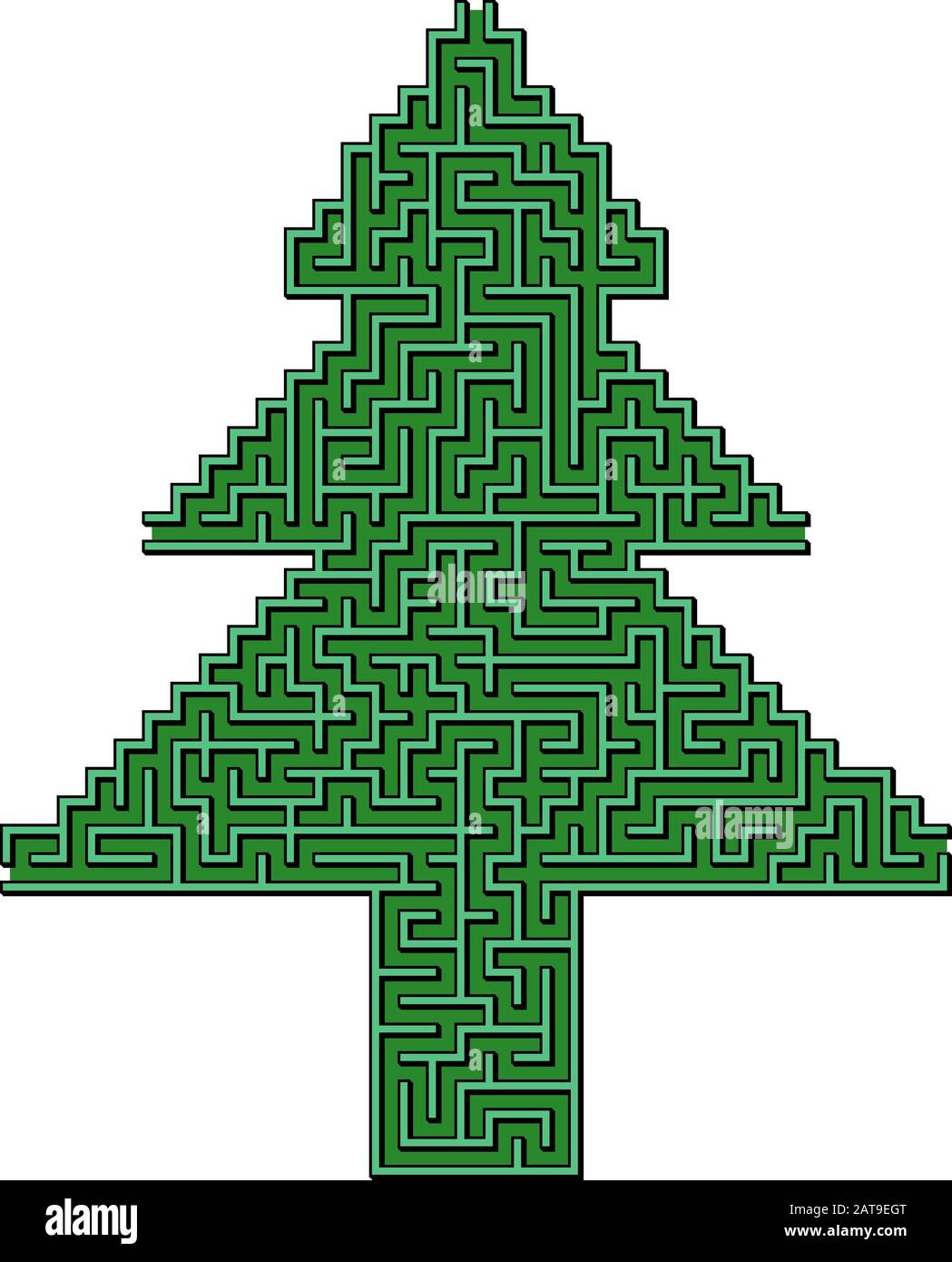 Vector Spruce Maze for Children Stock Vector Image & Art - Alamy
