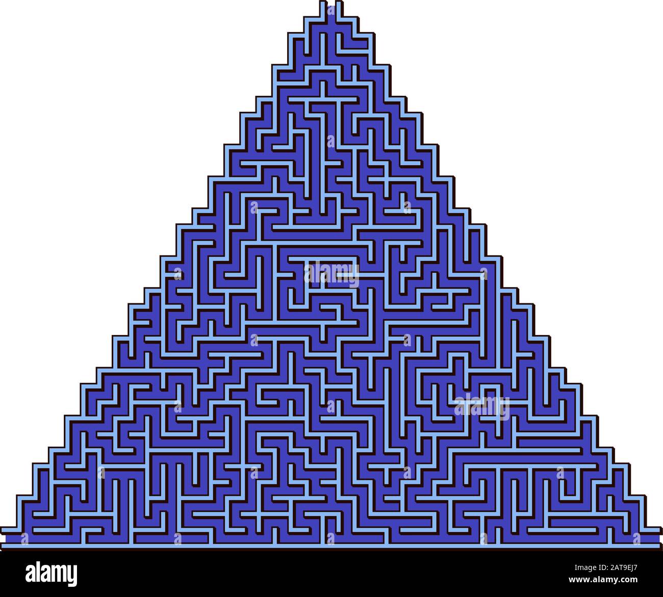 Triangle maze hi-res stock photography and images - Alamy