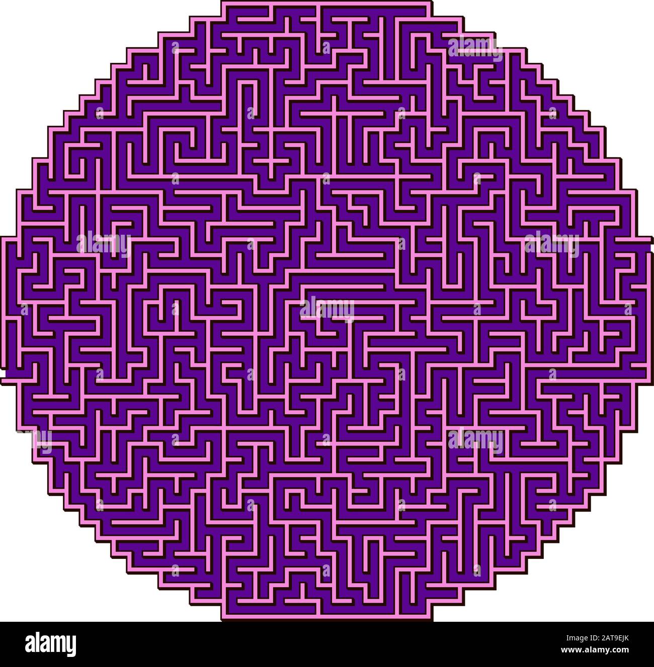 Triangle maze hi-res stock photography and images - Alamy