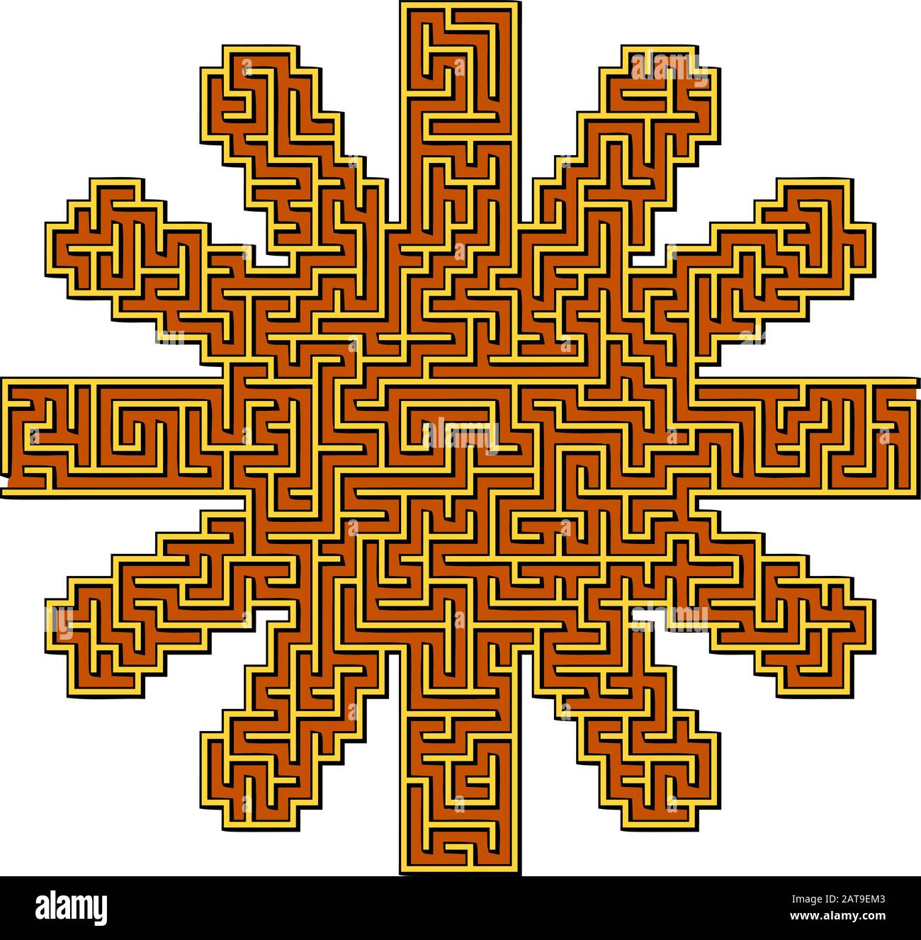 Vector Sun Maze for Children Stock Vector Image & Art - Alamy