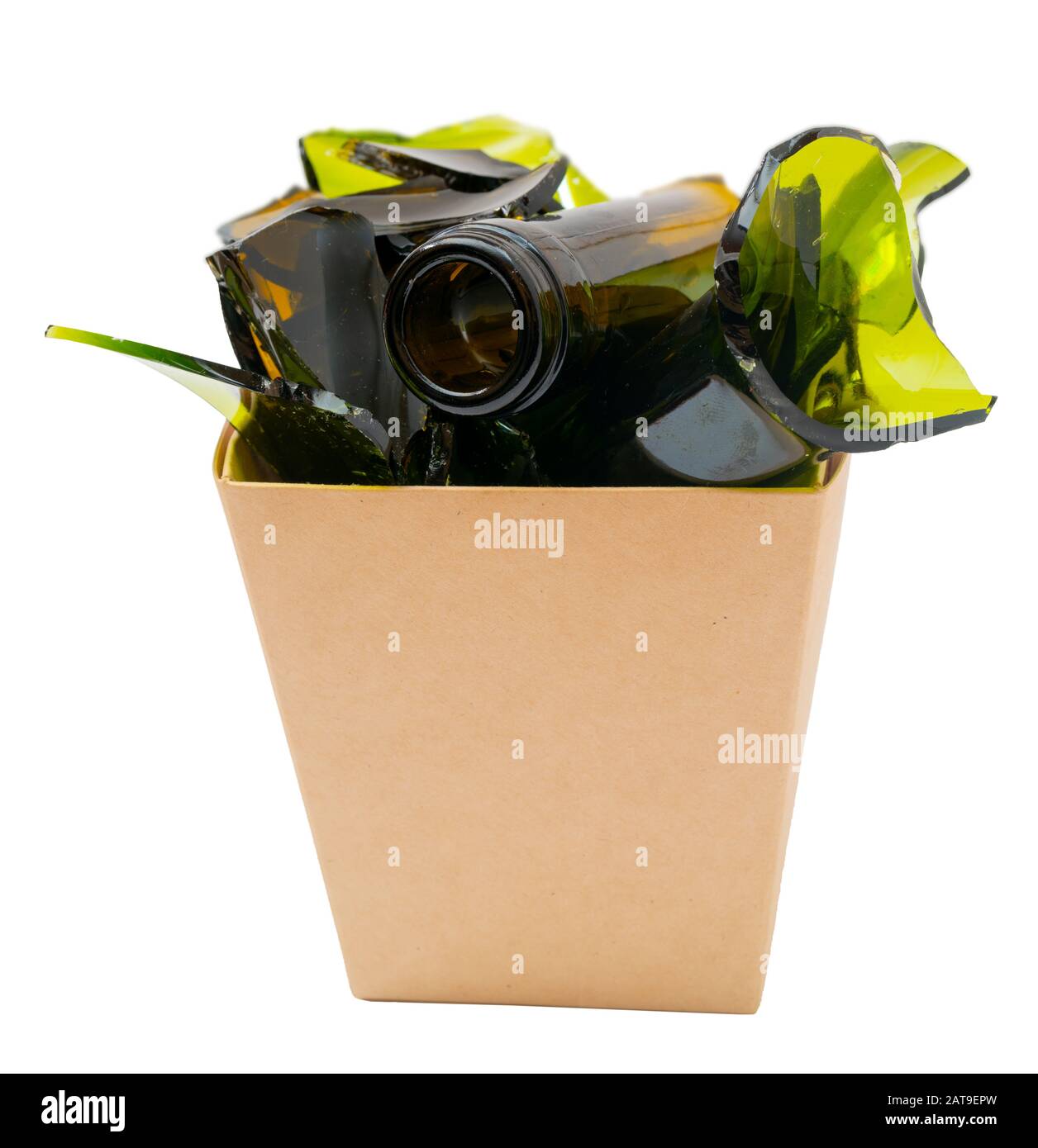 Separate garbage collection. Glass. Environmental pollution Stock Photo ...