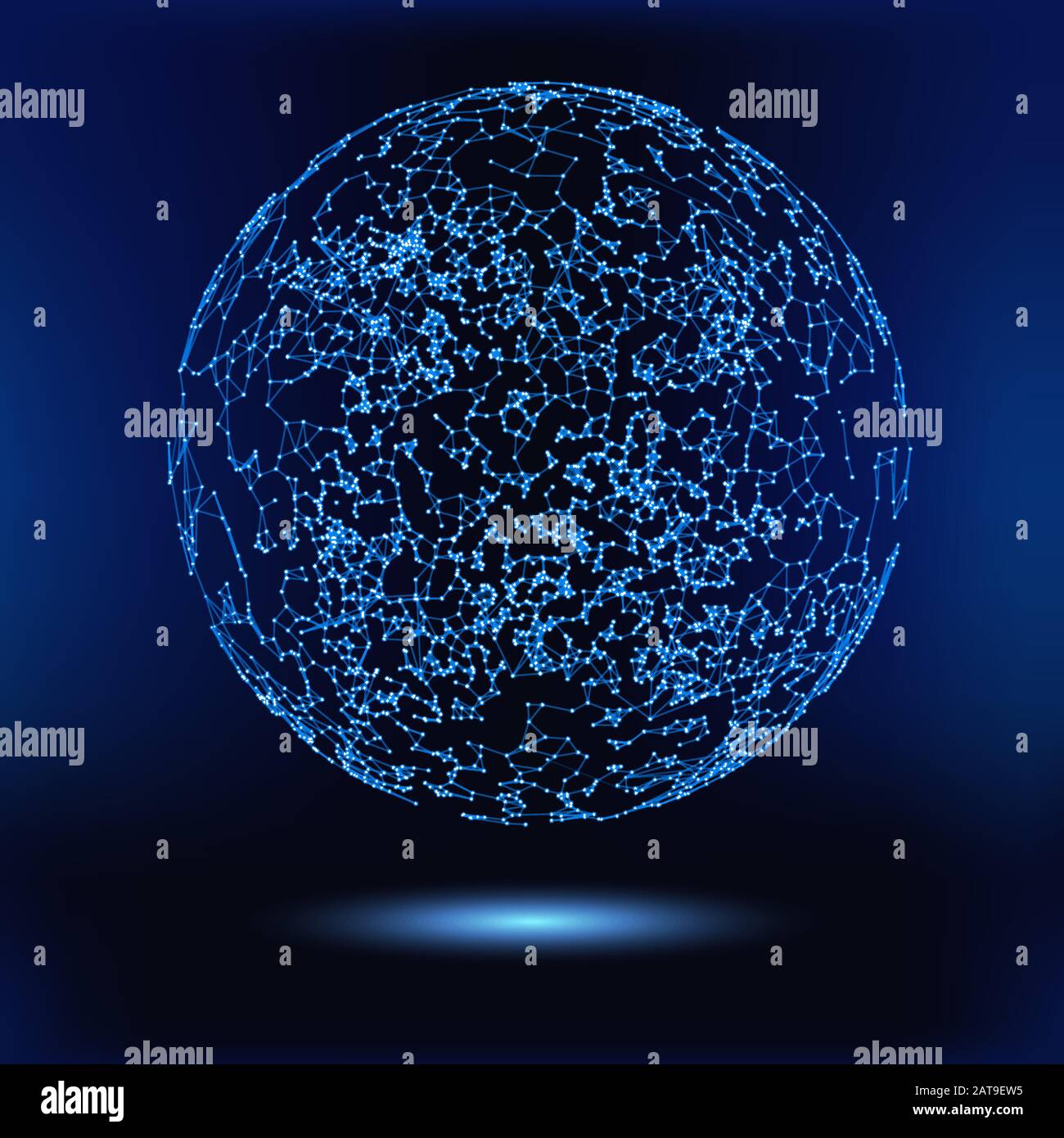 Abstract Plexus - vector illustration Stock Vector Image & Art - Alamy