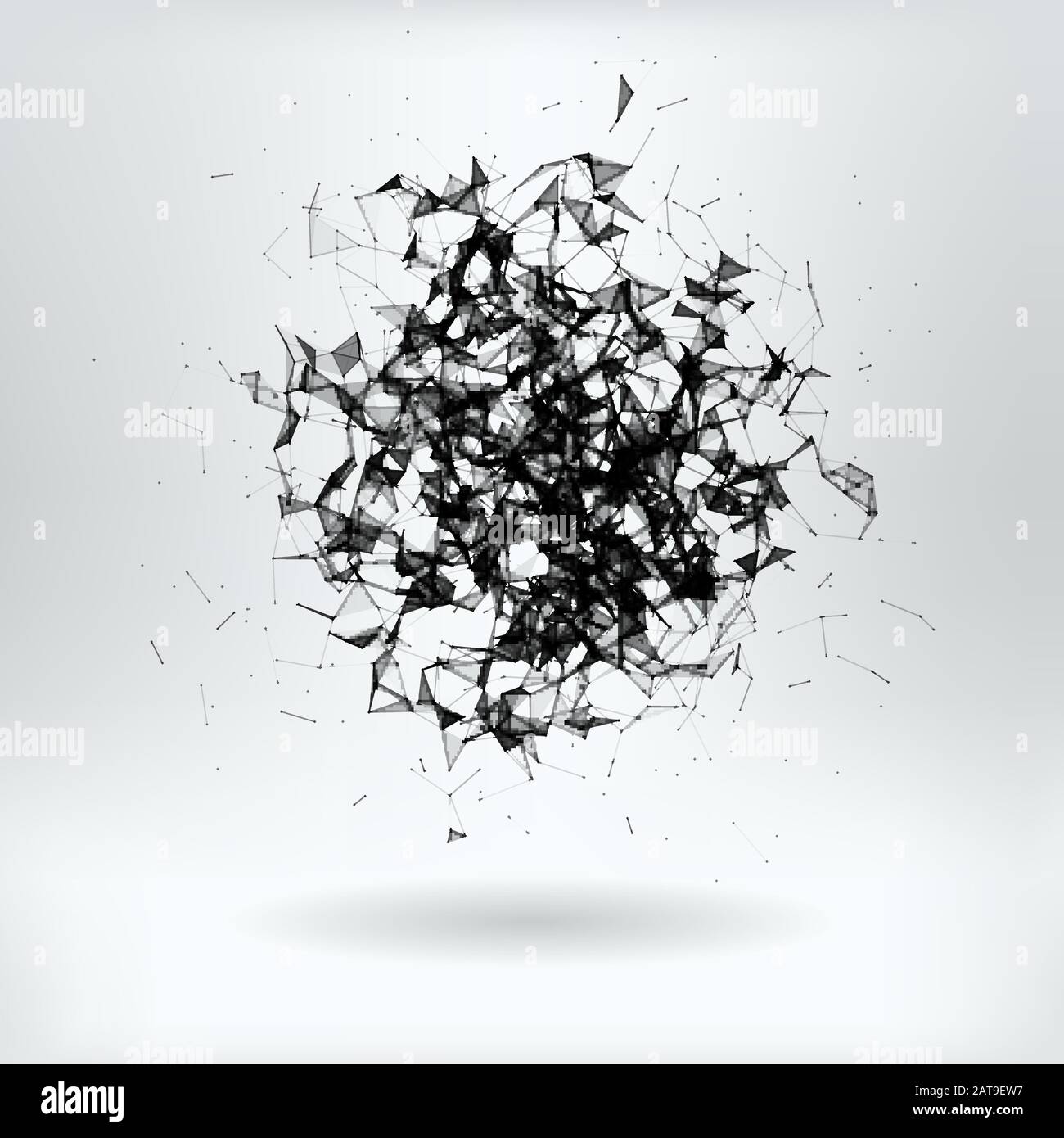 Abstract Plexus - vector illustration Stock Vector Image & Art - Alamy