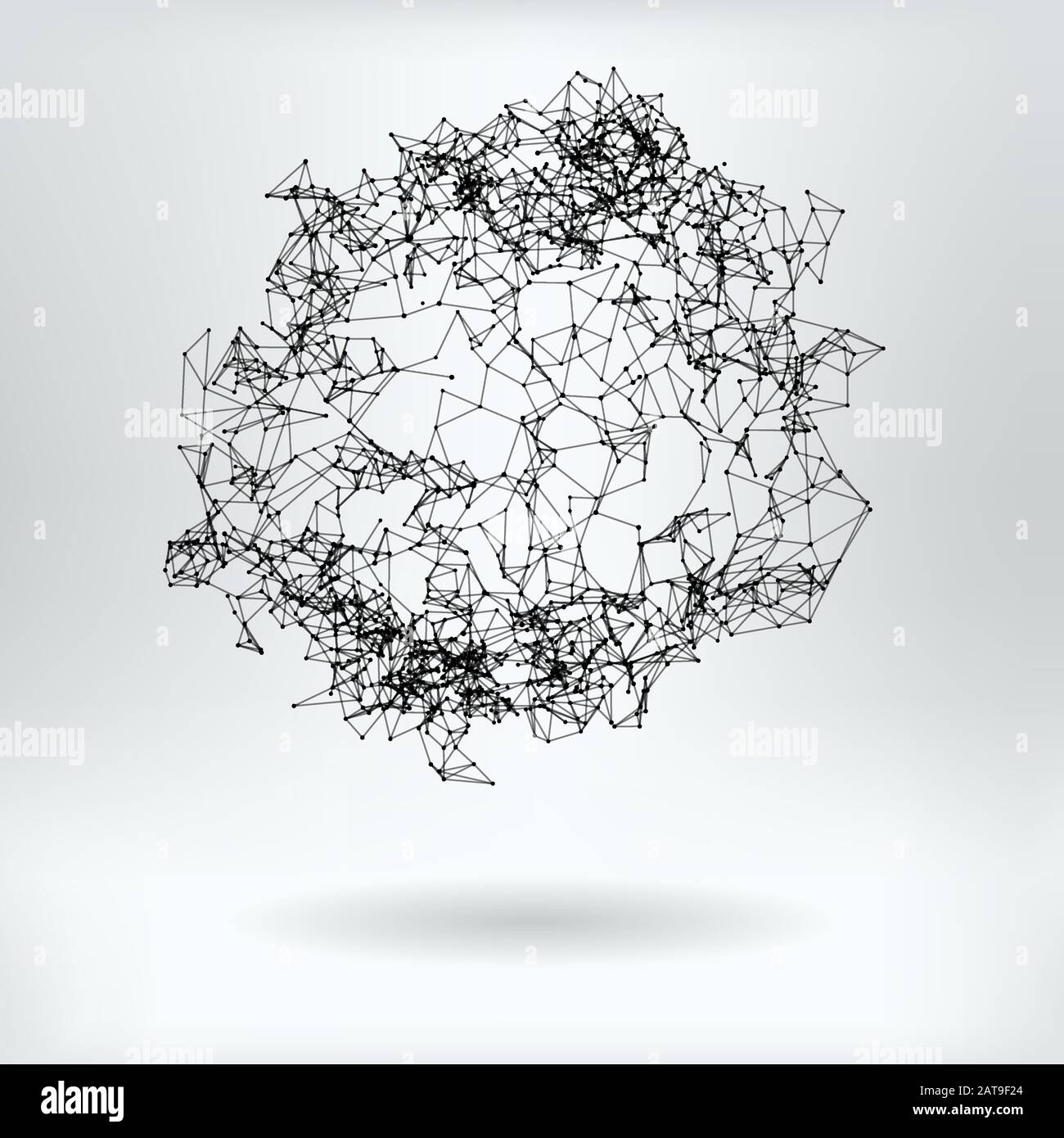 Abstract Plexus - vector illustration Stock Vector Image & Art - Alamy