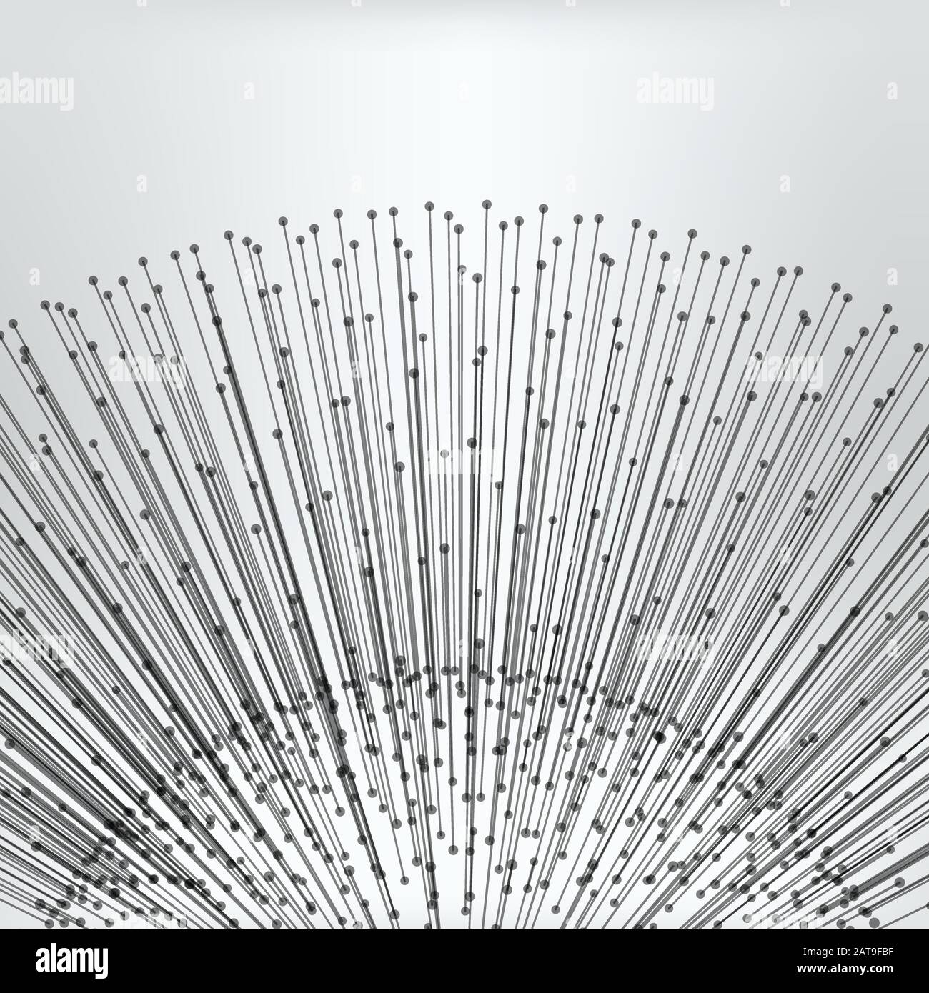 Abstract Needle Ball Background - vector illustration Stock Vector ...