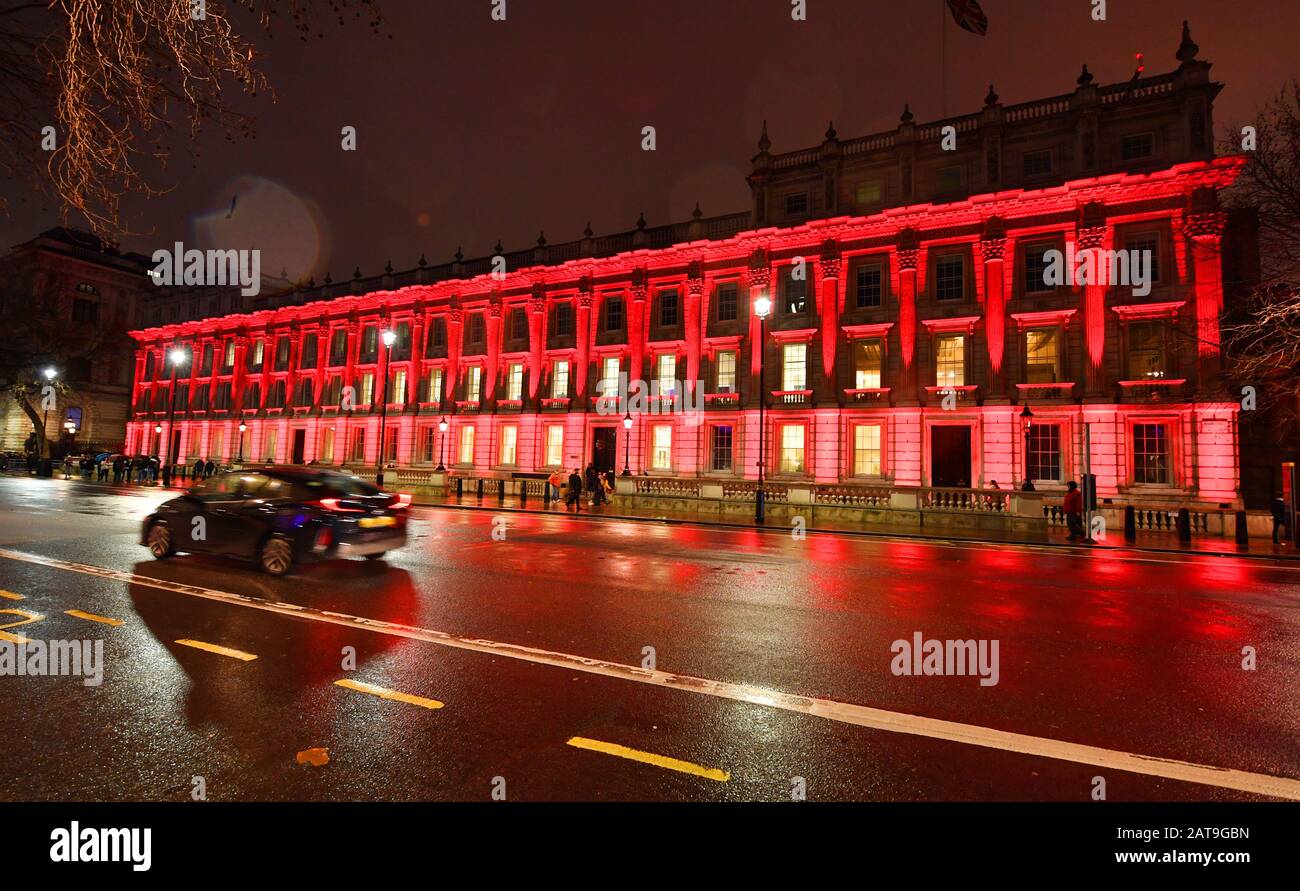 Whitehall, London, UK. 31st January 2020. Government buildings in ...