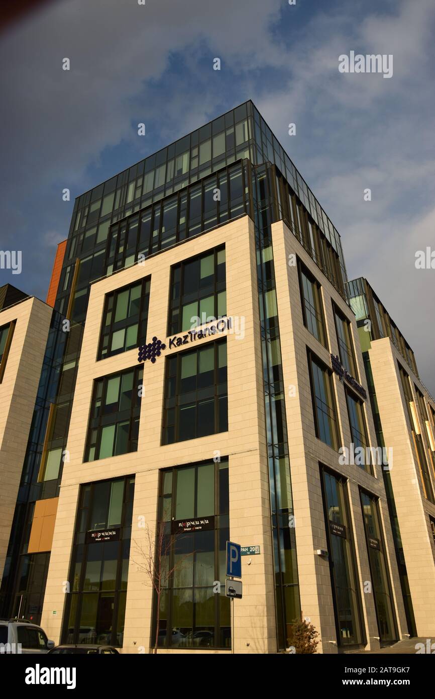 Modern buildings in Astana (Nur-Sultan), capital of Kazakhstan Stock ...