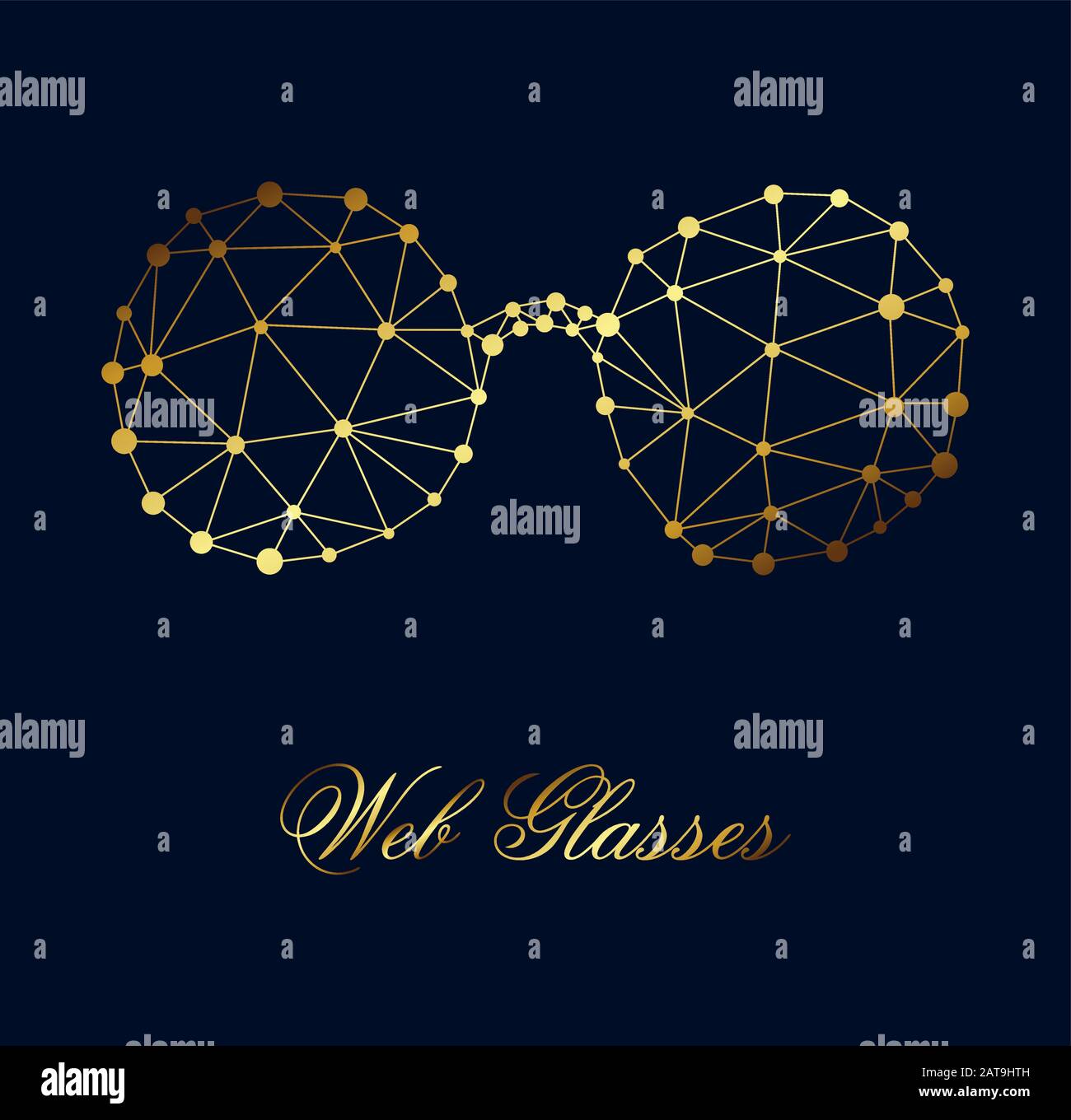 Glasses chain Stock Vector Images - Alamy