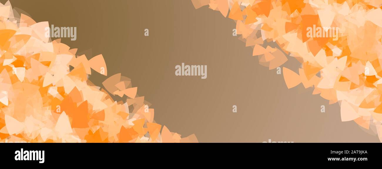 Beautiful geometric structure. Orange backdrop. Modern banner concept ...