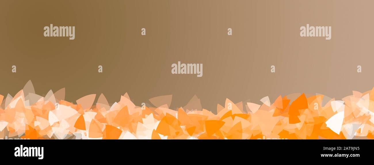 Abstract background with orange geometric structure. Beautiful banner ...