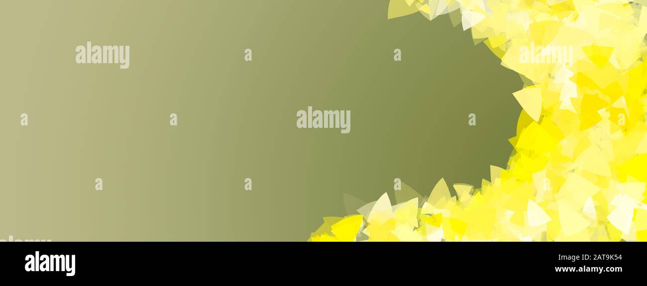 Background with yellow geometric structure. Abstract yellow banner ...
