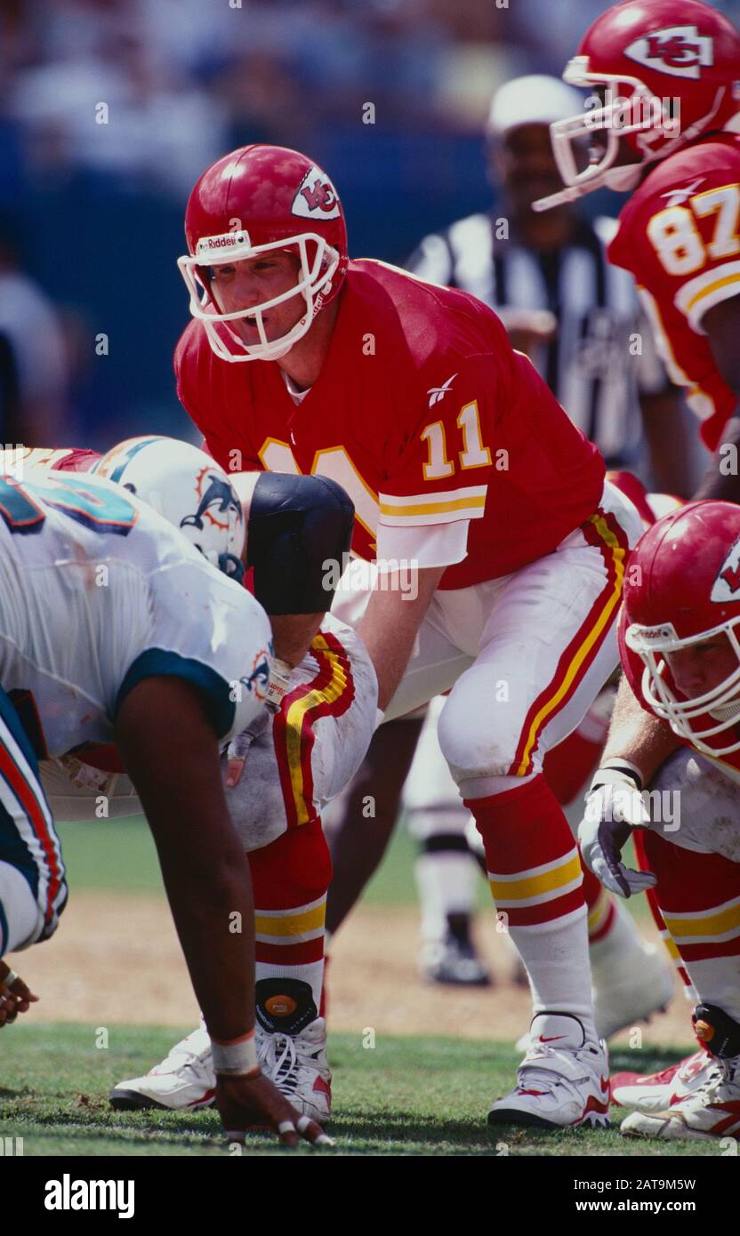 Elvis Grbac of the Kansas City Chiefs Stock Photo - Alamy