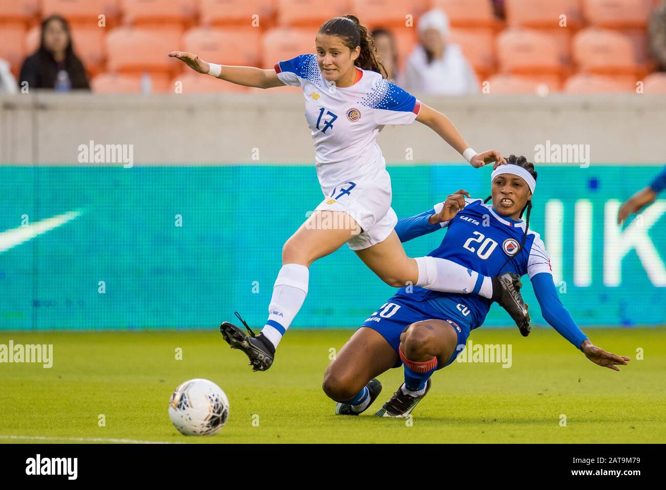 Houston, TX, USA. 31st Jan, 2020. Costa Rica forward Maria Paula Salas ...