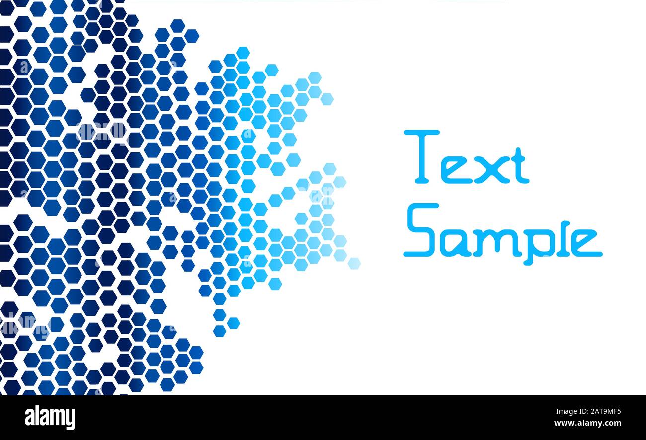 Vector Abstract Geometric Cellular Background. Trendy Hi-Tech Honeycomb ...