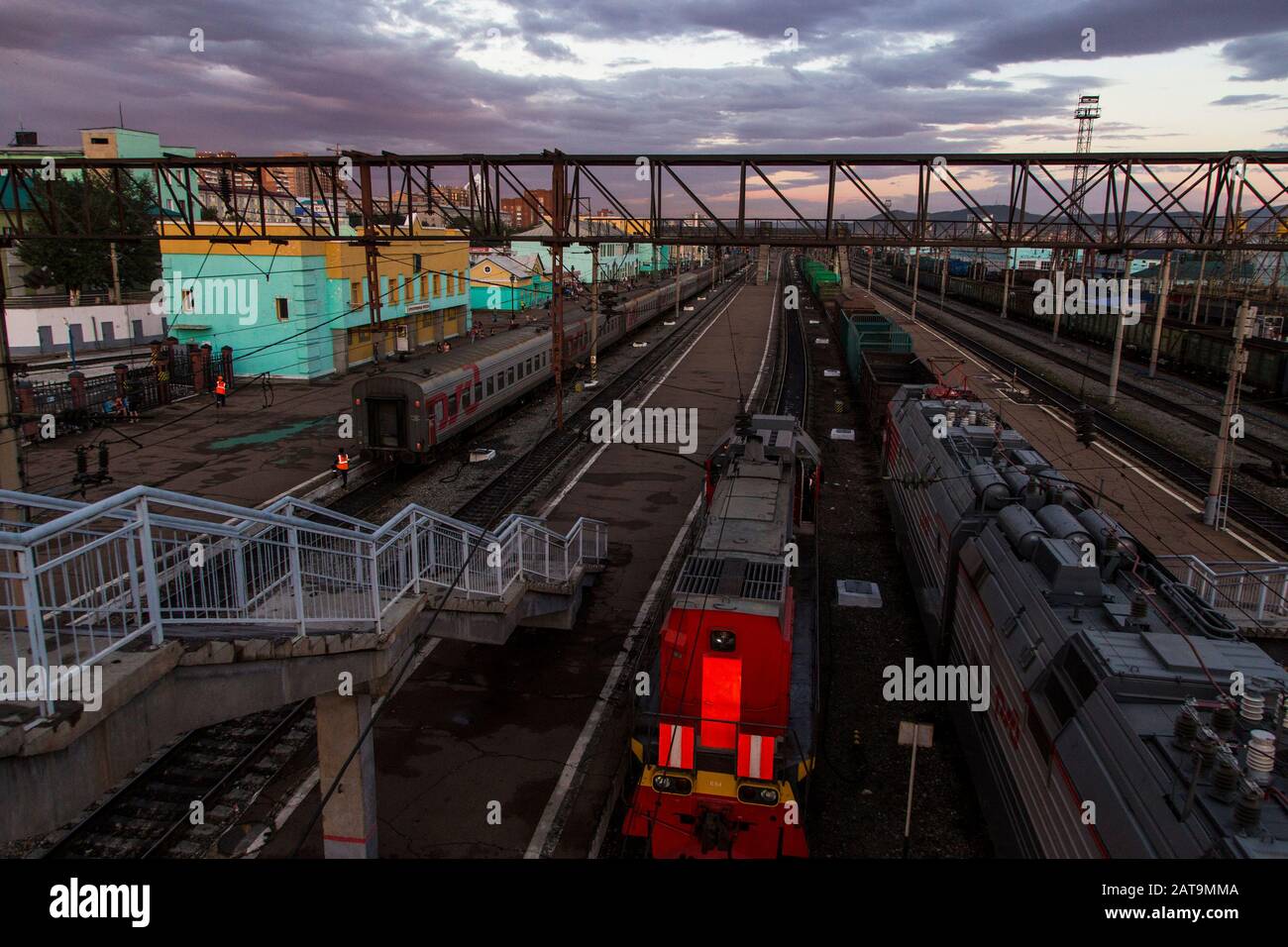 Ulan ude railway station hi-res stock photography and images - Alamy