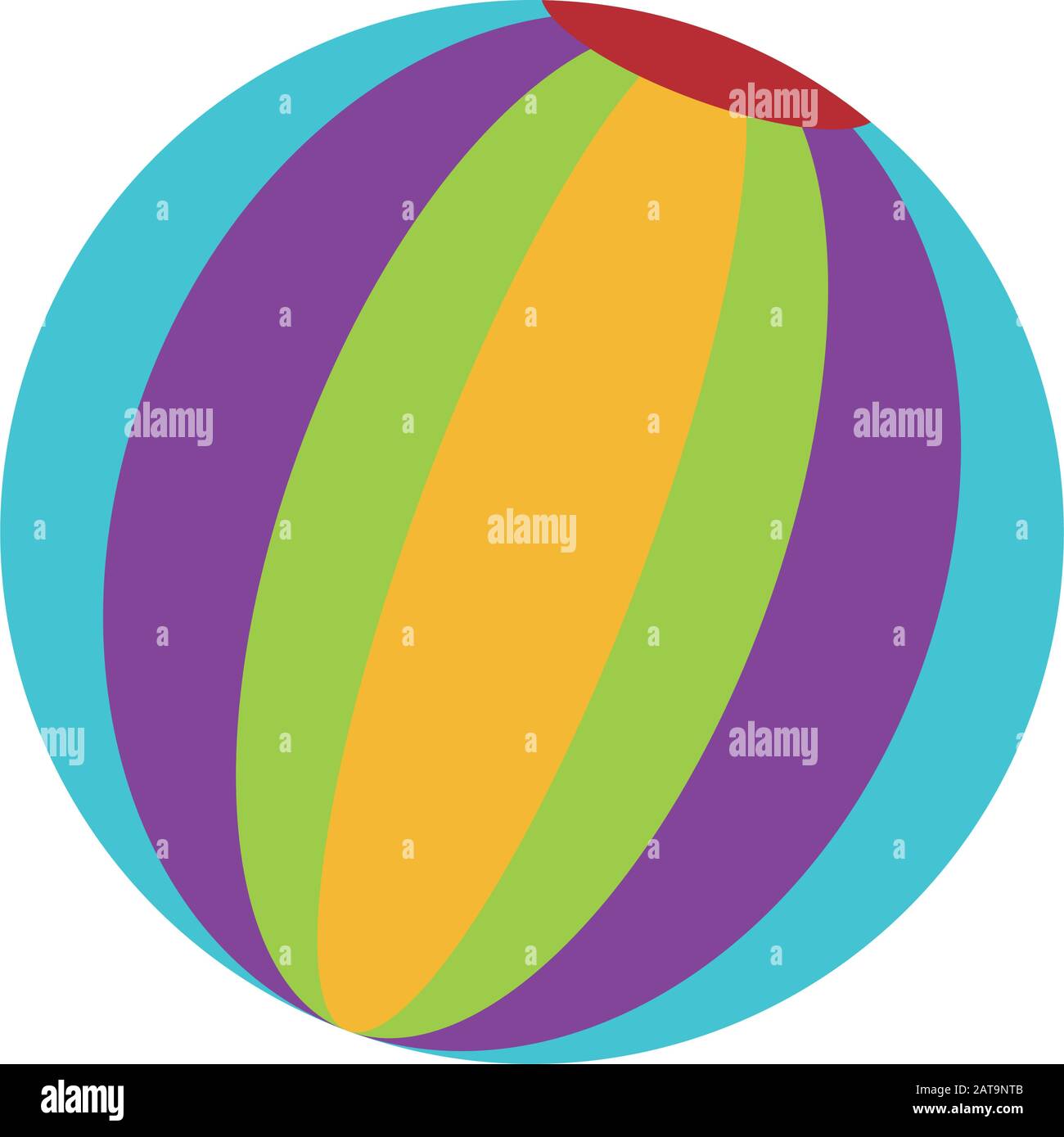 striped ball icon image, colorful design Stock Vector Image & Art - Alamy