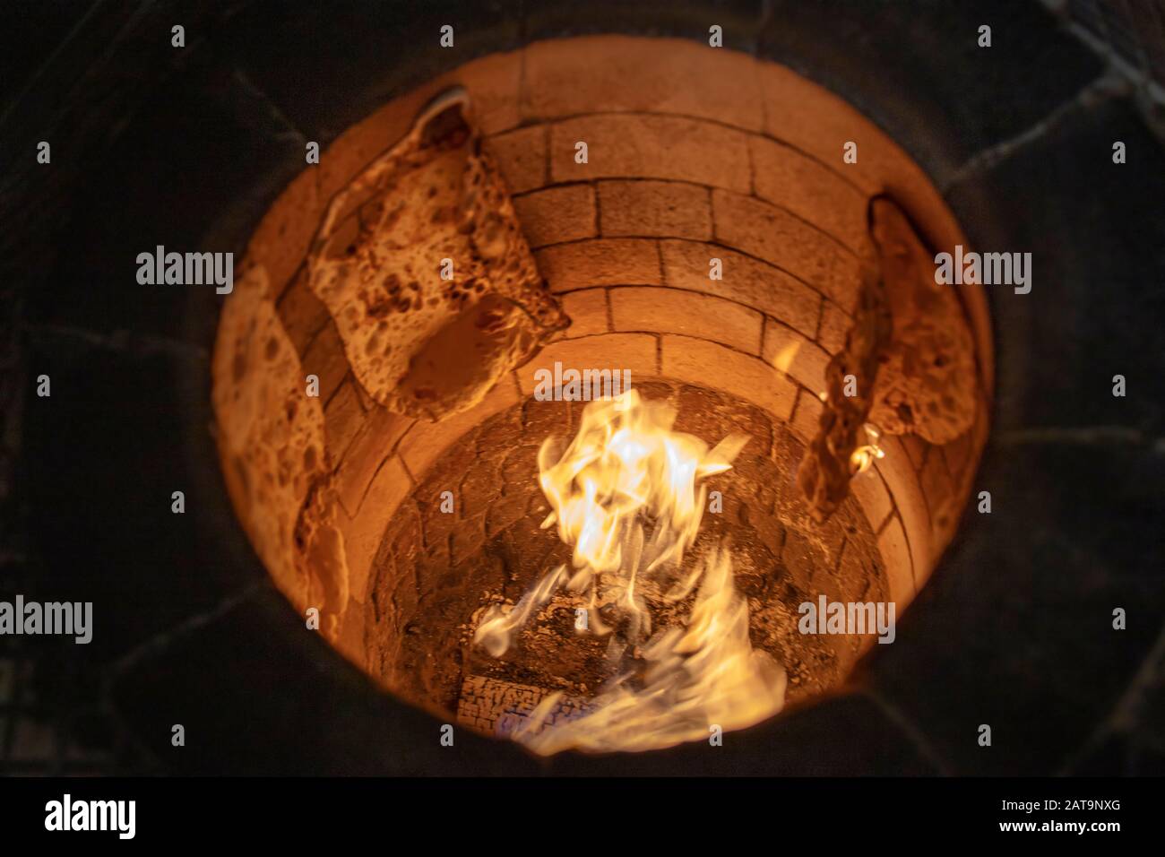 Traditional turkish wood fired stone brick oven. This stone oven for ...