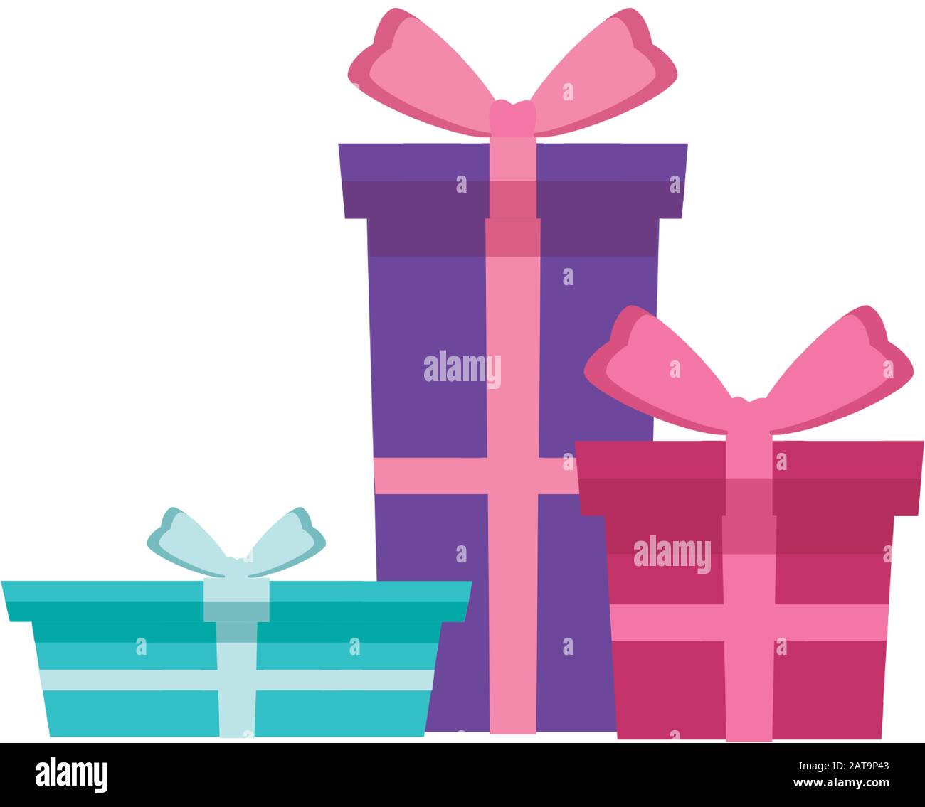 White gift boxes over Stock Vector Images - Alamy