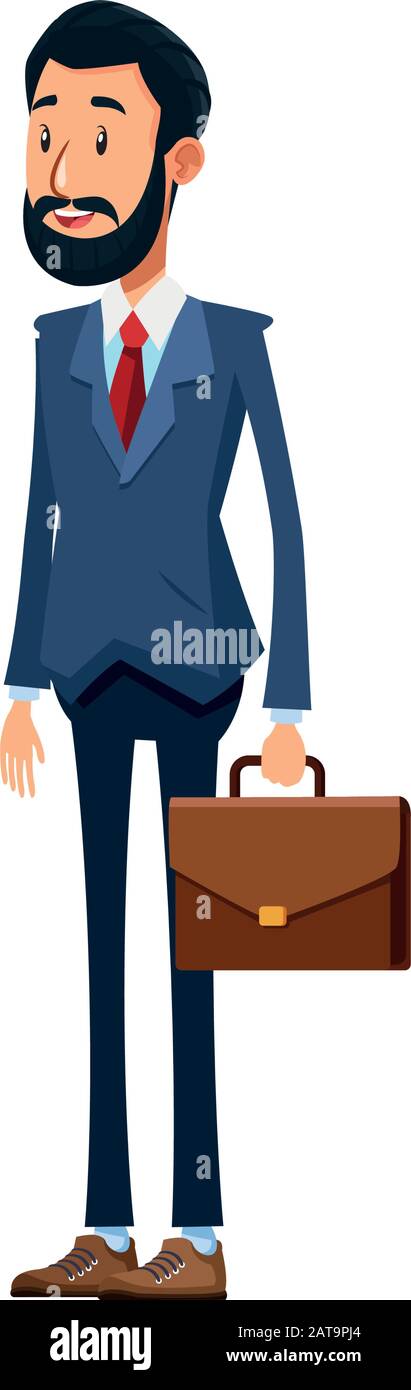 cartoon businessman standing icon Stock Vector Image & Art - Alamy