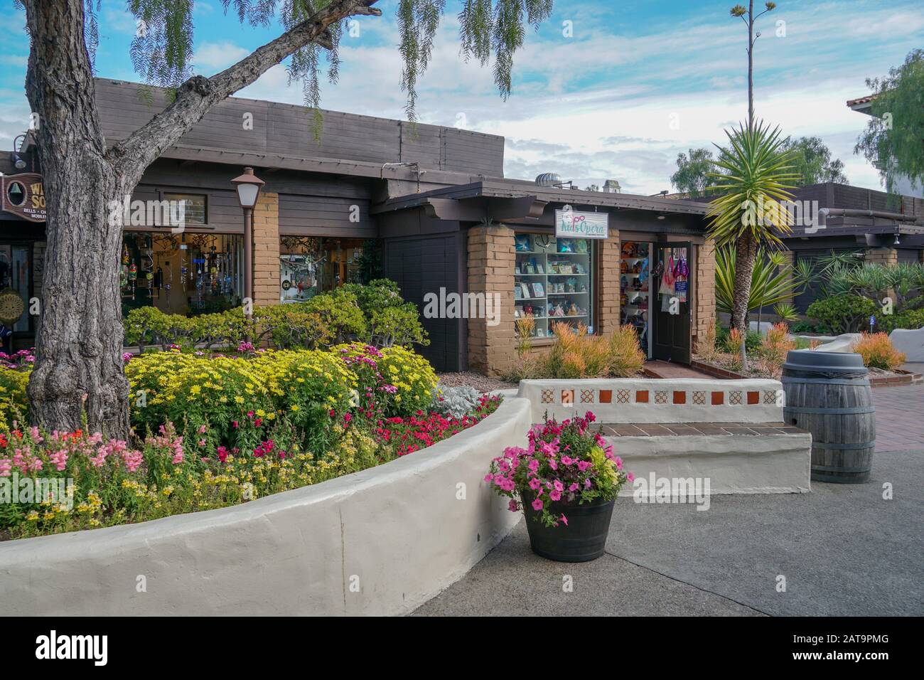 Seaport Village, waterfront shopping and dining complex adjacent to San ...