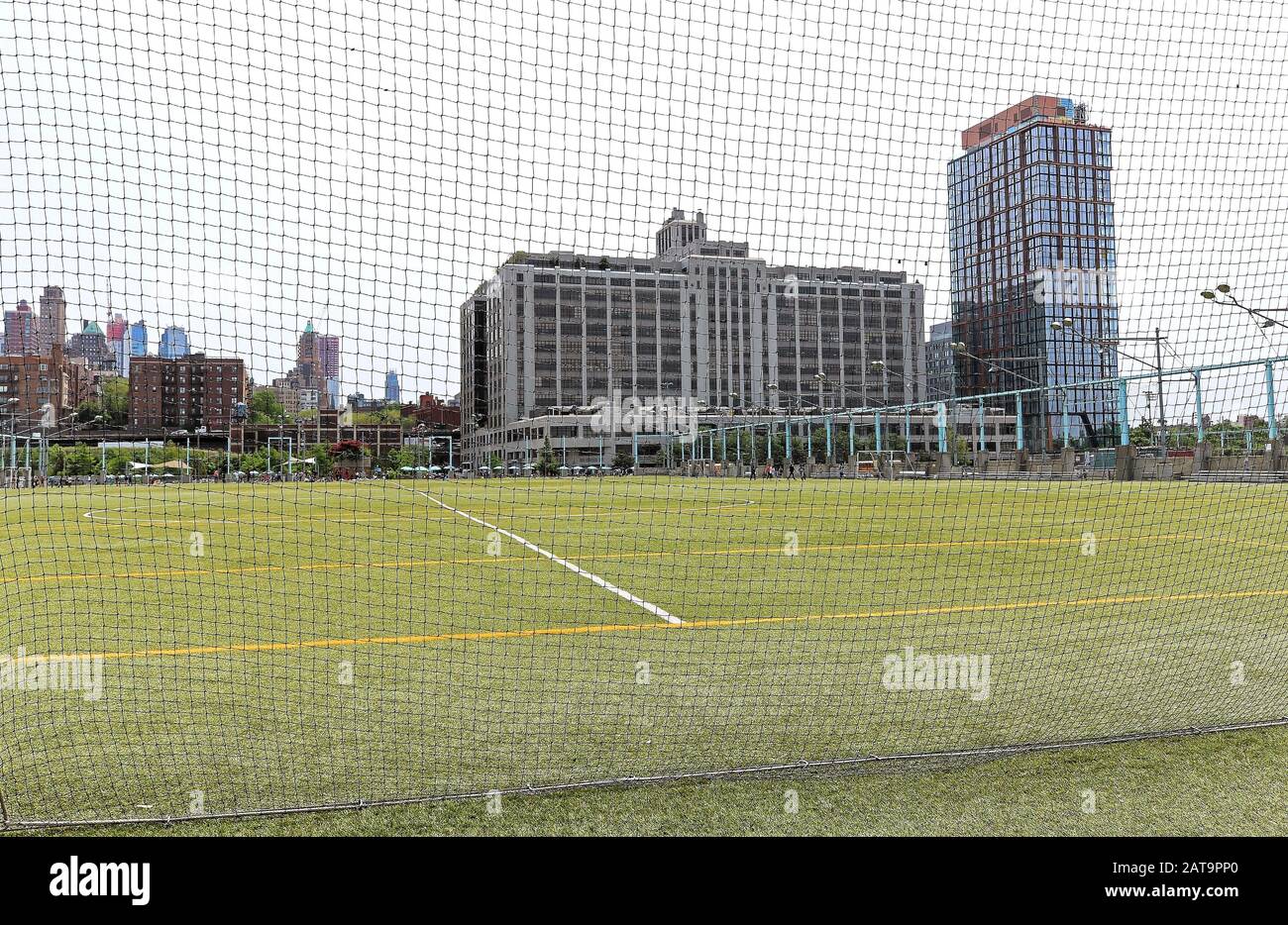Empty football pitch hi-res stock photography and images - Alamy